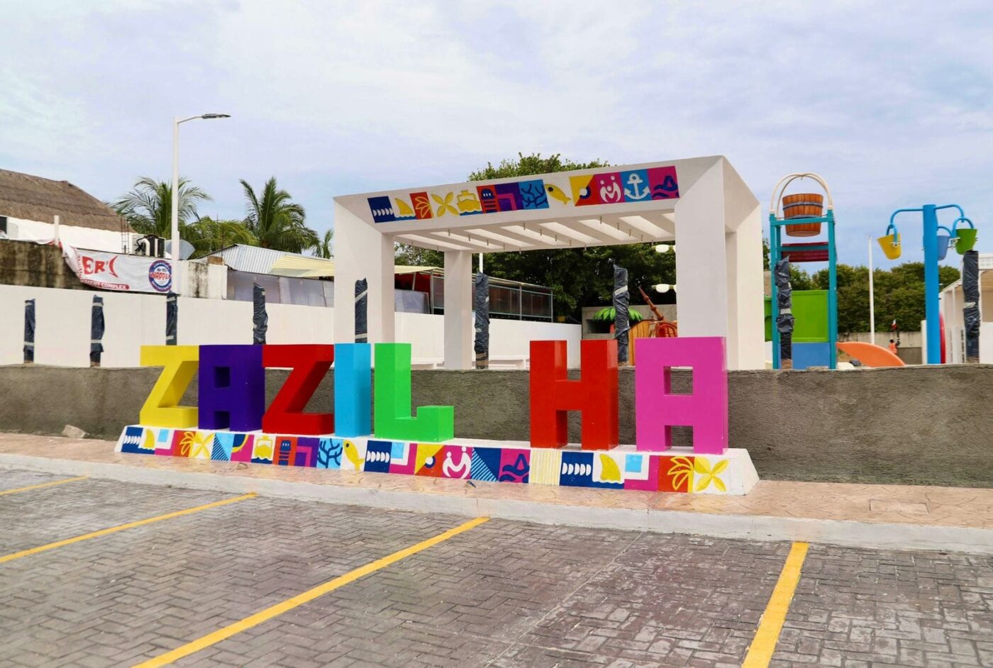 Supervisa Atenea Gómez la construcción del nuevo parque infantil Zazil ...